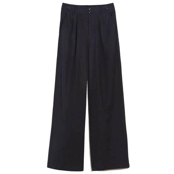 Madewell | Pants & Jumpsuits | Nwt Madewell The Harlow Black Wide Leg ...